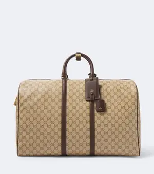 Gucci Essence Large Gg Canvas Duffel Bag - Beige