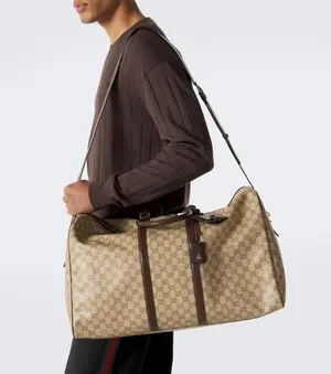 Gucci Essence Large Gg Canvas Duffel Bag