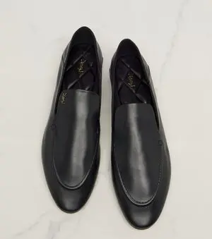 Saint Laurent Alain Leather Loafers