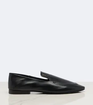 Saint Laurent Alain Leather Loafers