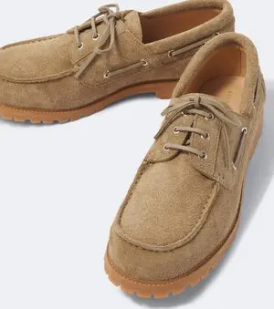 Studio Nicholson Guston Suede Boat Shoes