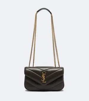Saint Laurent Loulou Mini Leather Shoulder Bag