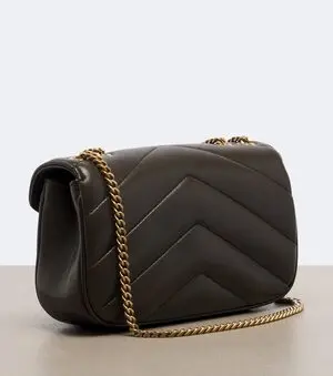 Saint Laurent Loulou Mini Leather Shoulder Bag