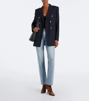 Saint Laurent Opyum Suede Ankle Boots