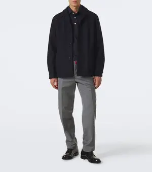 Kiton Virgin Wool Slim Pants