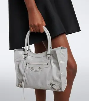 Balenciaga Le City Mini Leather Top-handle Bag