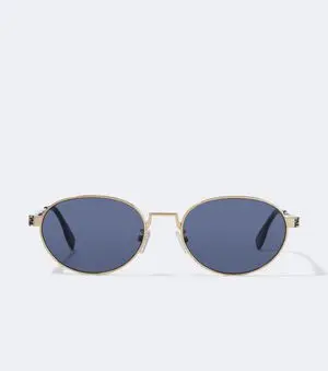 Fendi Sky Oval Sunglasses - Gold