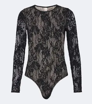 Zimmermann Lace Bodysuit - Black