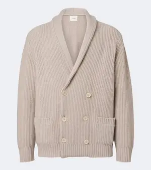 LISA YANG Lyle Double-breasted Cashmere Cardigan - Beige