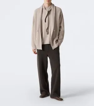 LISA YANG Lyle Double-breasted Cashmere Cardigan