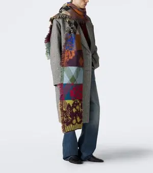 Dries Van Noten Jacquard Wool-blend Scarf