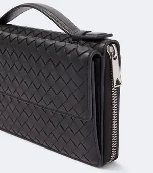 Bottega Veneta Intrecciato Leather Pouch