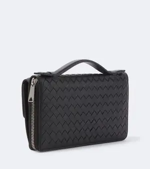 Bottega Veneta Intrecciato Leather Pouch