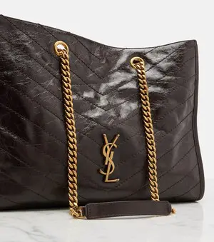Saint Laurent Niki East West Large Leather Shoulder Bag