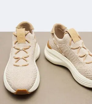 TOD'S Knitted Lace-up Sneakers