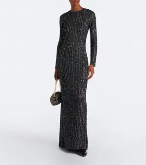 Missoni Sequined Knitted Gown