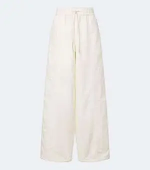 Bottega Veneta Cotton Toile Wide-leg Pants - White