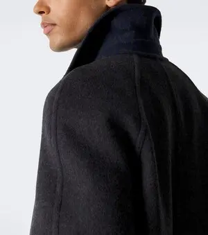Valentino Garavani Wool And Silk Coat