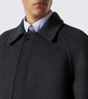 Valentino Garavani Wool And Silk Coat
