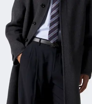 Valentino Garavani Wool And Silk Coat