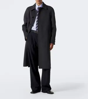 Valentino Garavani Wool And Silk Coat