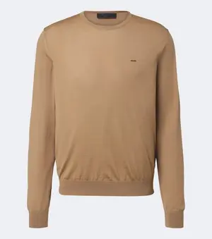Prada Virgin Wool Sweater - Beige