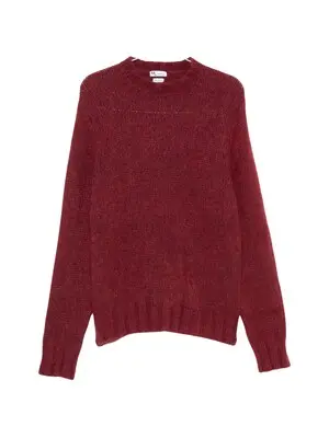 DOPPIAA Ribbed-knit Mock-neck Sweater - Red