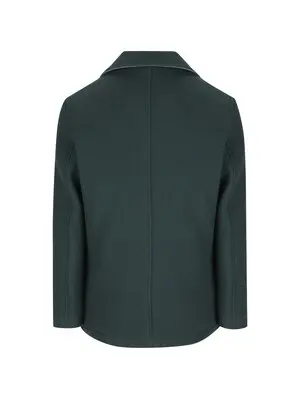 CAMPLIN Double-breasted Peacoat With Notched Lapel