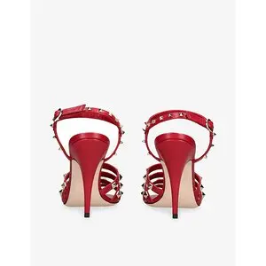 Valentino Garavani Rockstud Stiletto Sandals - Red