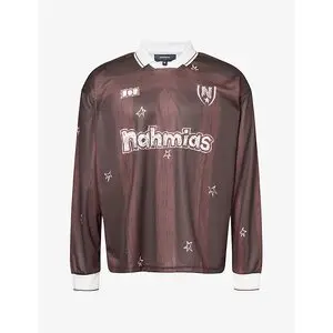 NAHMIAS Scribble Long-sleeve Jersey Top