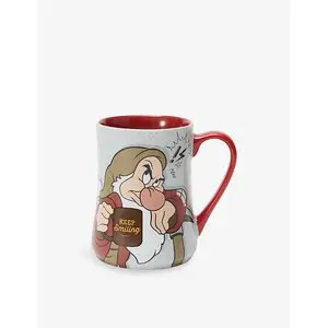 THE DISNEY STORE AT SELFRIDGES Grumpy I Hate Mornings Ceramic Mug - Multi-coloured