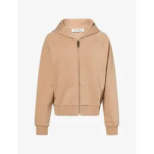 Max Mara Technical Zip Cotton-jersey Hoodie