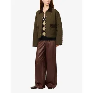 Paige Caleb Cropped Quilted Jacket