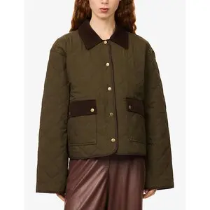 Paige Caleb Cropped Quilted Jacket
