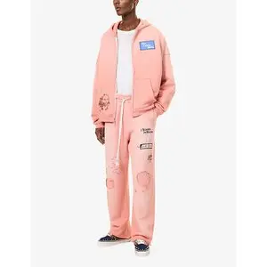 PALY HOLLYWOOD Alta Cienega Cotton Jogging Bottoms - Peach