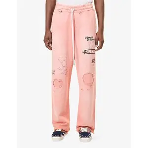 PALY HOLLYWOOD Alta Cienega Cotton Jogging Bottoms - Peach