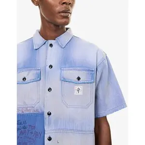 PALY HOLLYWOOD Love Herringbone Cotton Work Shirt