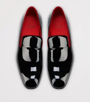 CHRISTIAN LOUBOUTIN Dandelion Galvin Patent Loafers