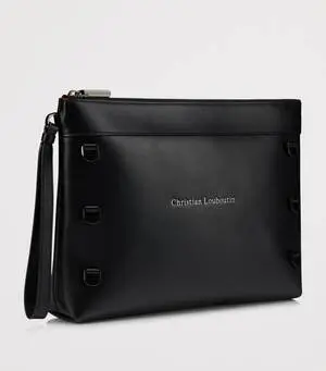 CHRISTIAN LOUBOUTIN Kosmica Soft Leather Pouch