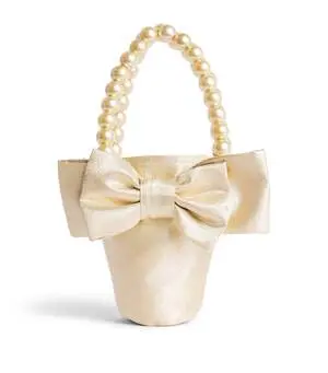 MAMA LUMA Bow-detail Bucket Bag
