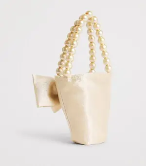 MAMA LUMA Bow-detail Bucket Bag