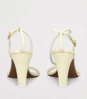 NEOUS Leather And Rope Garnet Heeled Sandals