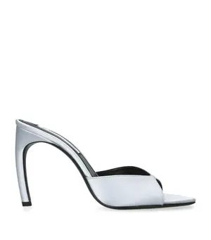 Victoria Beckham Satin Harlow Heeled Mules 100
