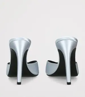 Victoria Beckham Satin Harlow Heeled Mules 100