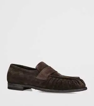 Officine Creative Suede Solitude Penny Loafers