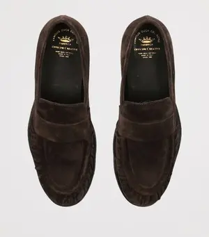 Officine Creative Suede Solitude Penny Loafers