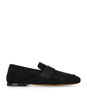 Officine Creative Suede Blair Loafers - Black