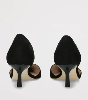 Victoria Beckham Suede D'orsay Pumps 55