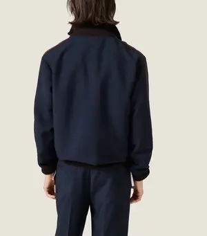 Miu Miu Mohair-virgin Wool Blouson Jacket