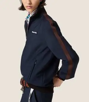 Miu Miu Mohair-virgin Wool Blouson Jacket